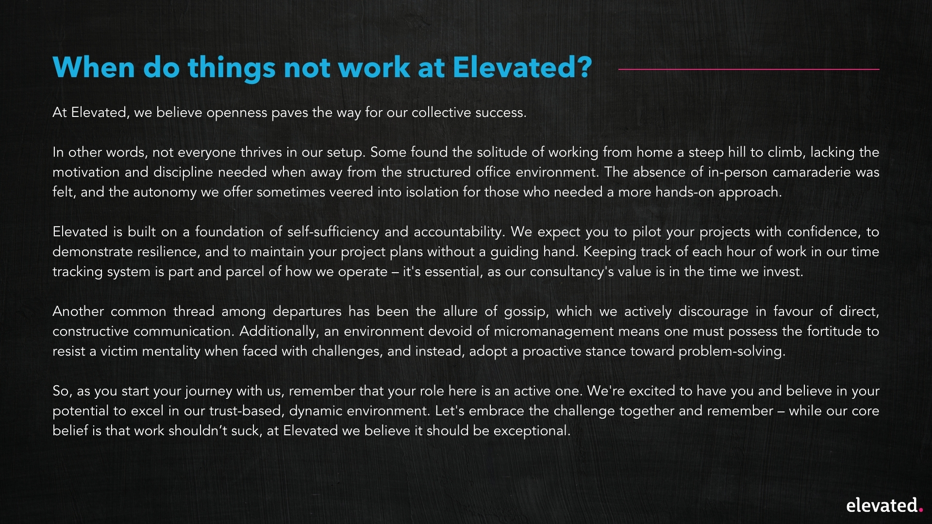 The Elevated Team. | Elevated | Elevated HR
