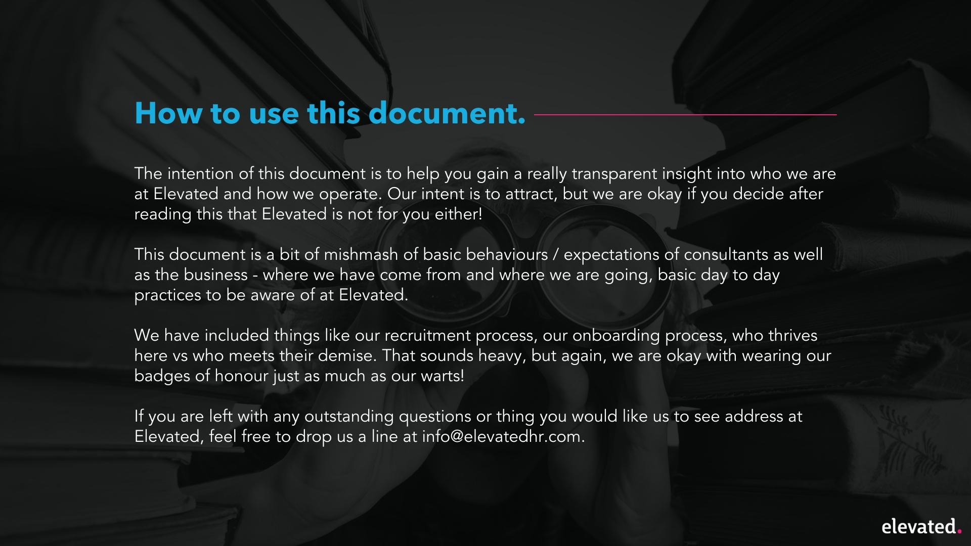 The Elevated Team. | Elevated | Elevated HR
