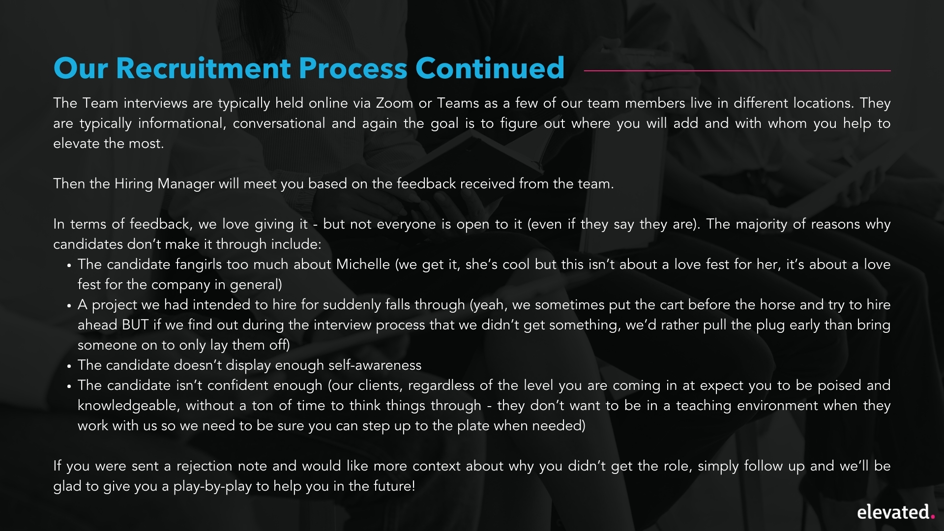 The Elevated Team. | Elevated | Elevated HR